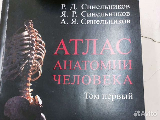Продаю атлас Синельникова 1 том. Черно-белая печать,... купить в Санкт ...