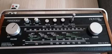 Винтажный радиоприемник Hacker Hunter RP38A в Москве, цена 9 990 руб ...